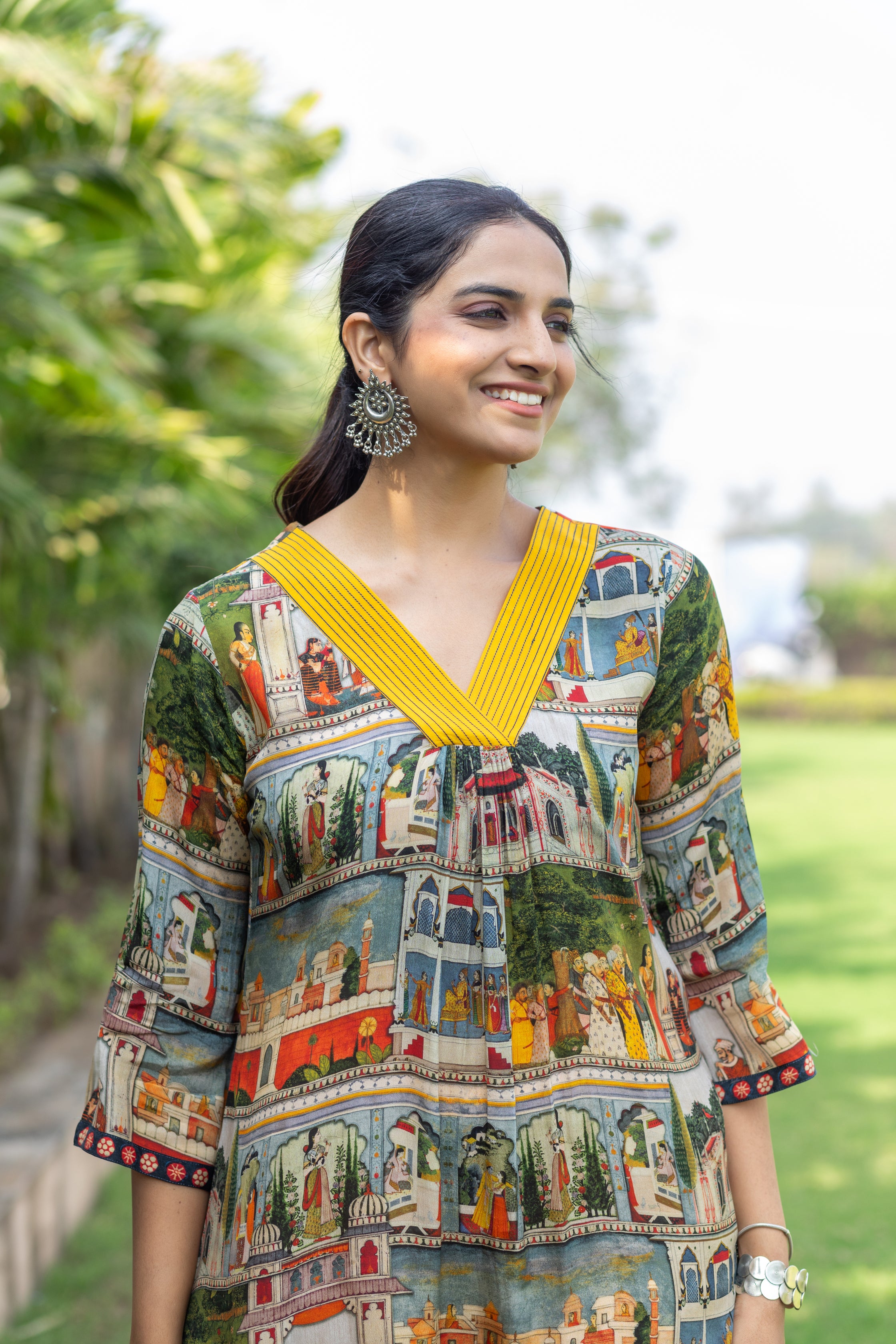 Yellow Glow Crepe Coord Set – Ekana Label