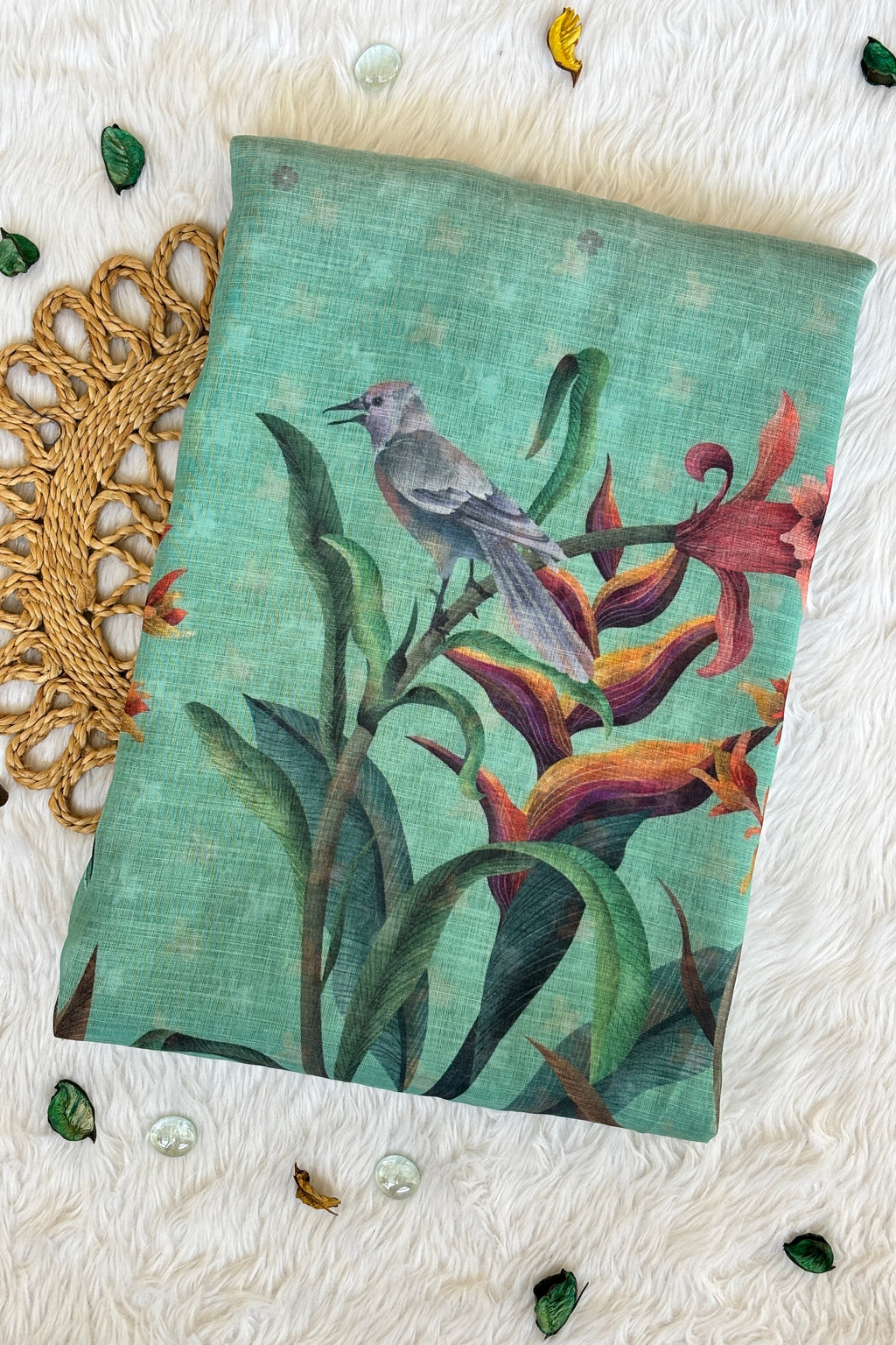 Pakhi Leher Saree – Ekana Label